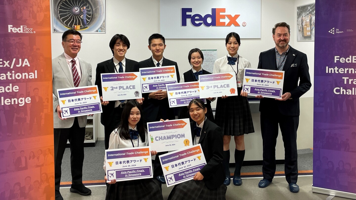 フェデックス、2024年FedEx/JA インターナショナル・トレード・チャレンジを開催し未来の起業家を育成