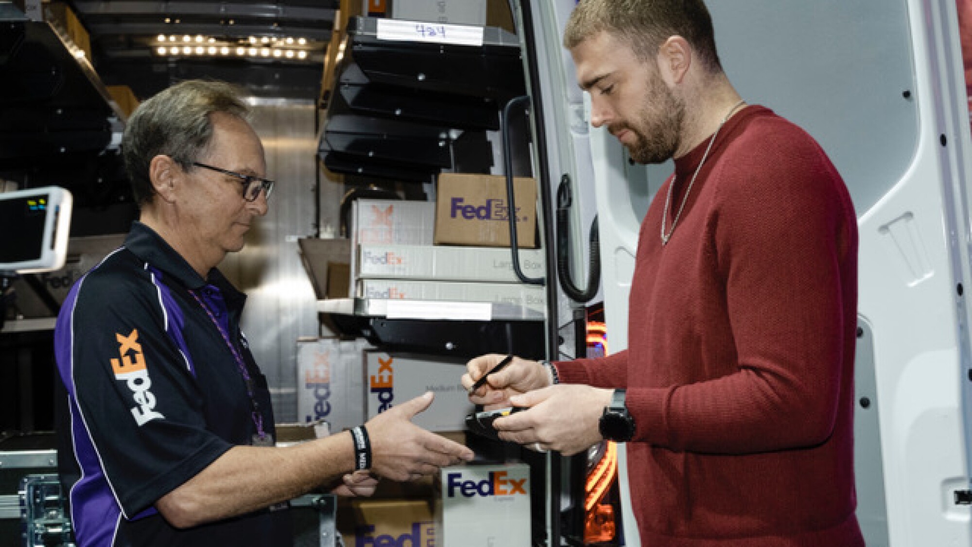 Return to the Desert: FedEx Delivers Vince Lombardi Trophy to Super ...