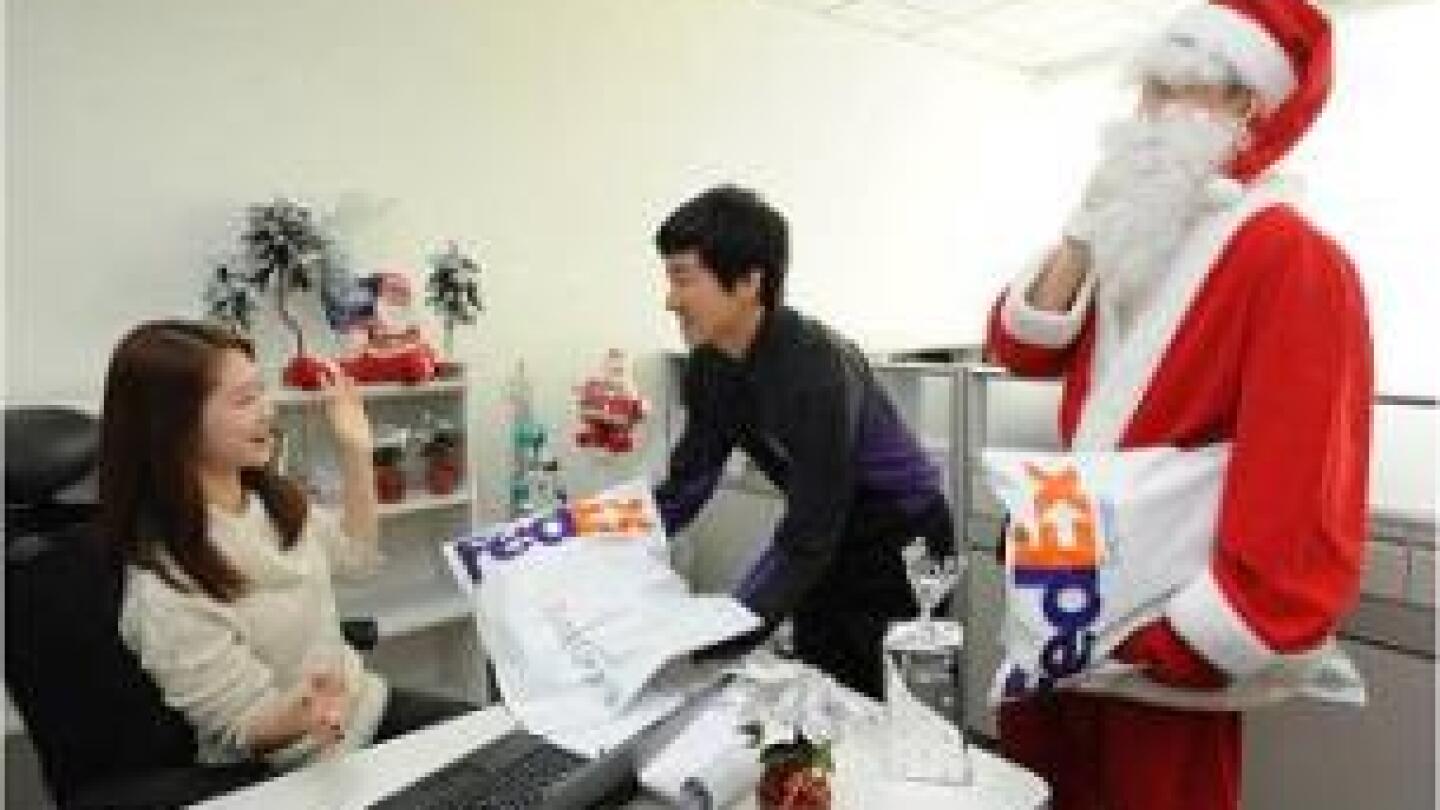 Is the FedEx Santa Coming to my Office?