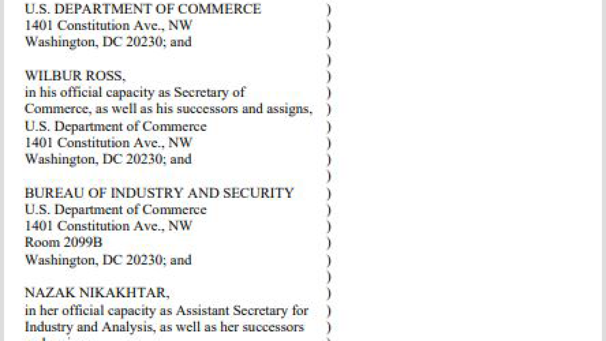 FedEx Statement on Department of Commerce Litigation
