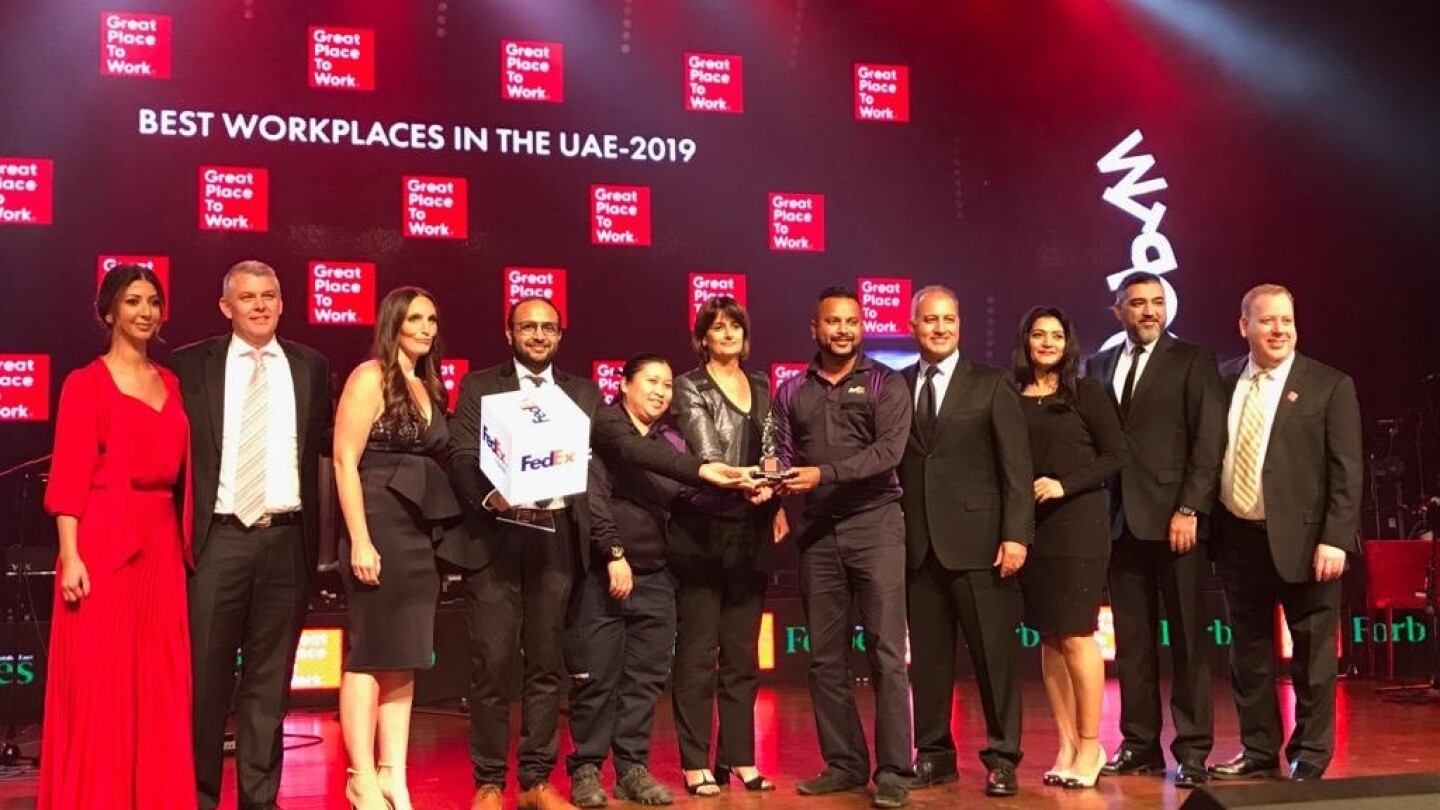 FedEx Express Among Top 10 Companies to Work for in the UAE